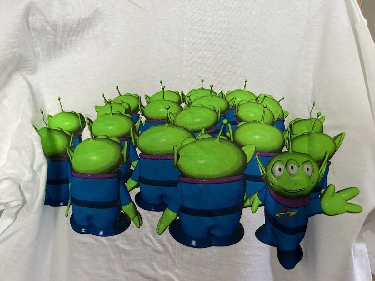 Vintage Pixar Animation Disney Toy Story Aliens Crew T Shirt Vintage Pixar Animation Disney Toy Story Aliens Crew T Shirt
