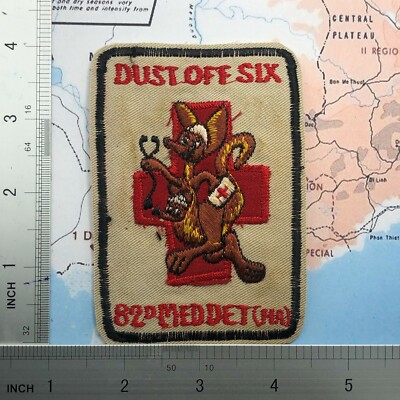 Patch , DUST OFF , 82ND MED DET , HELICOPTER AMB , dust off , patch | eBay