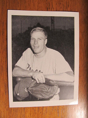 1997 Richie Ashburn Funeral Memorial Photo Card & Poem by Harry Kalas ...