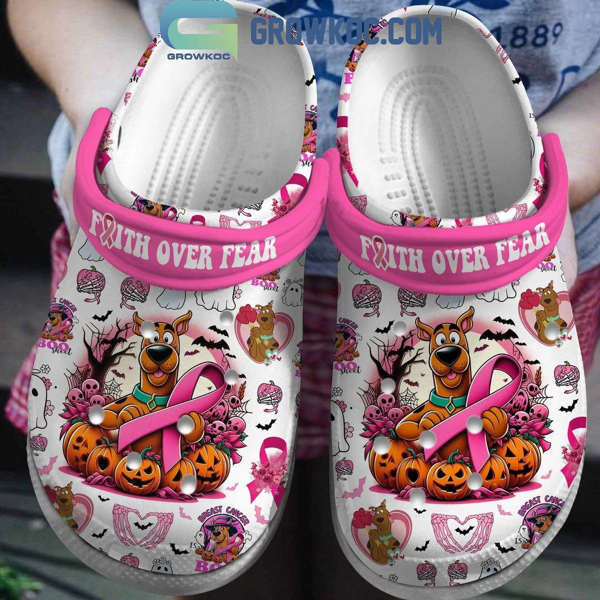 Scooby Doo Faith Over Fear Cancer Fighter In Halloween Clogs | ID 19688340 by Manoj Yadav ...
