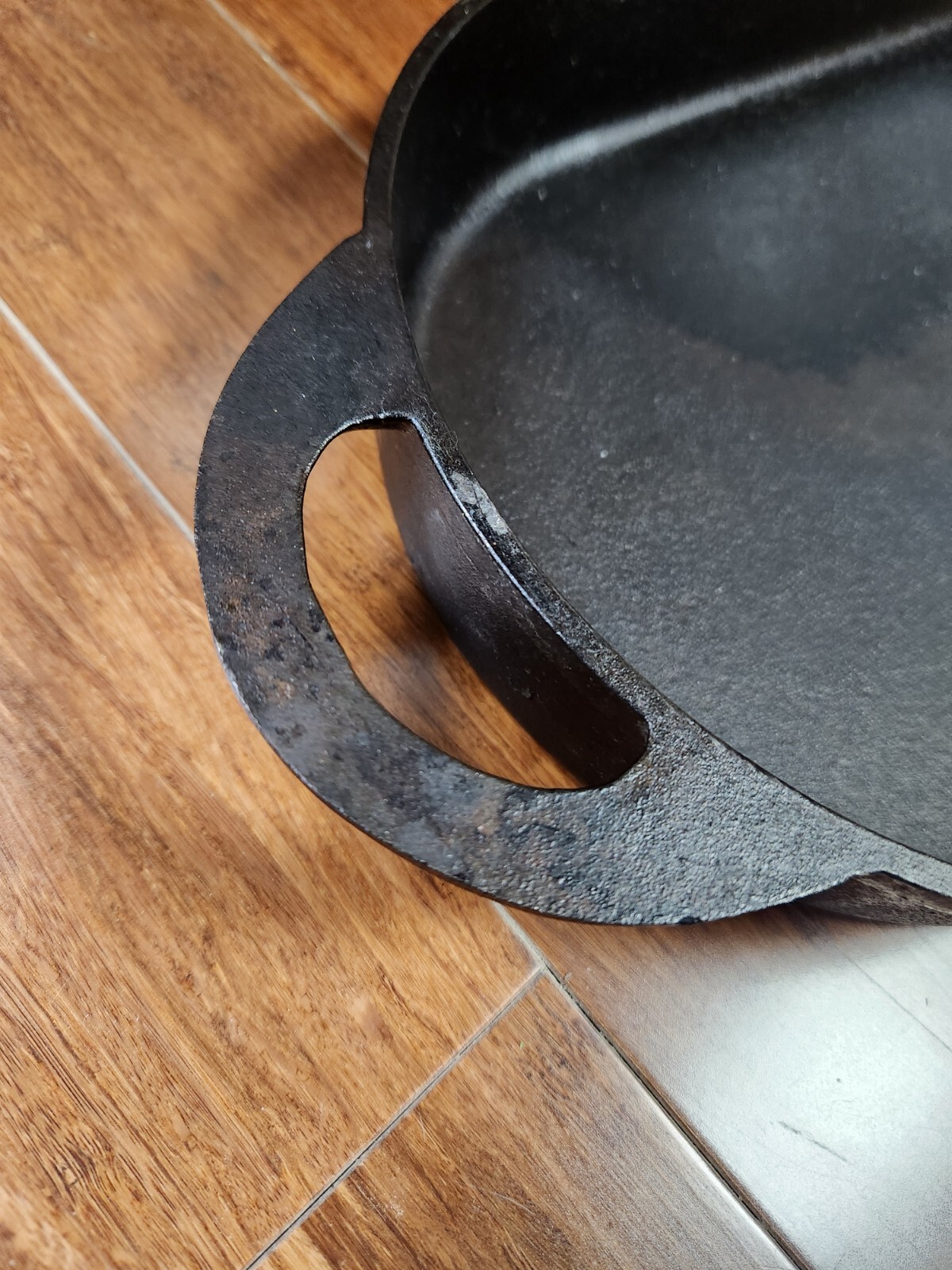 Antique BSR Birmingham Stove Range (3052D 2) Cast Iron Oval Shallow ...