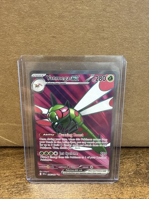Yanmega ex 206/182- Full Art Rare - Pokemon TCG SV10 Destined Rivals NM ...