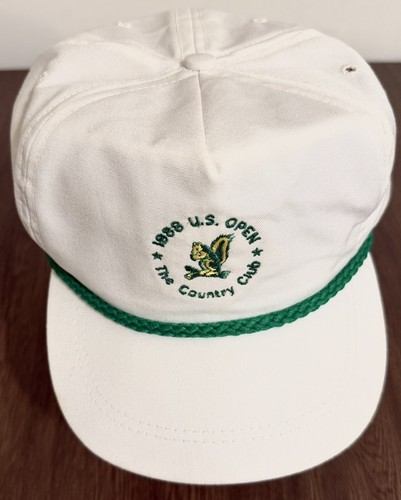 Vintage 1988 US OPEN Golf Hat by IMPERIAL (USA-Made)-white -Rope ...