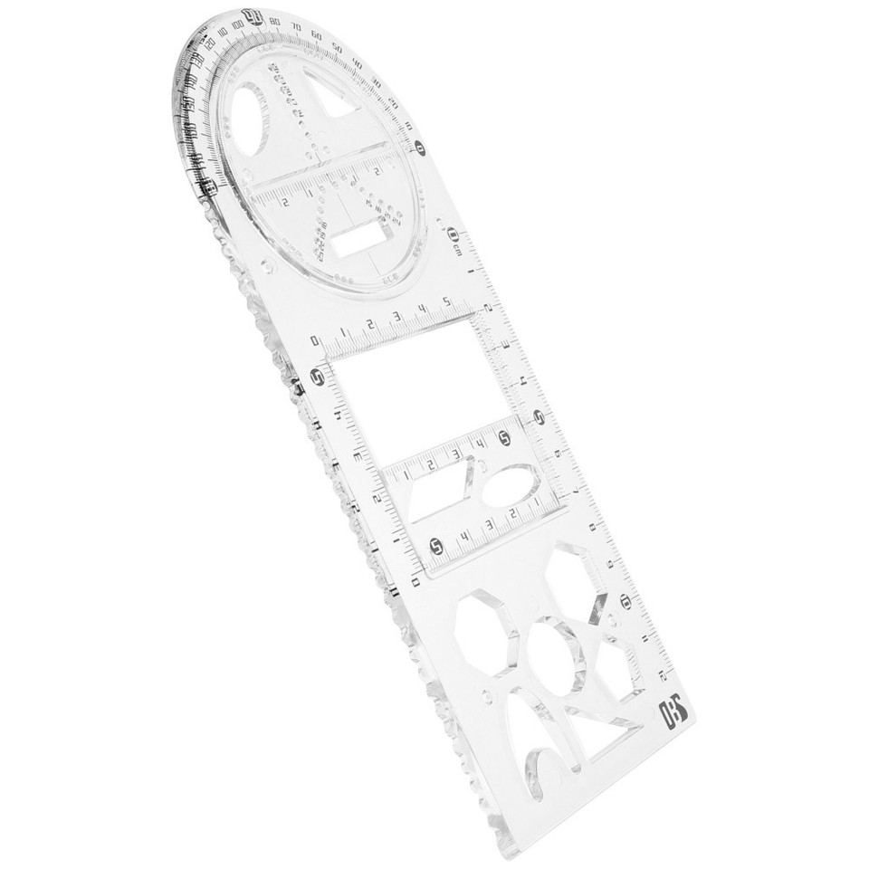 Drafting Supplies Shape Stencils Drawing Geometric Templates for School ...