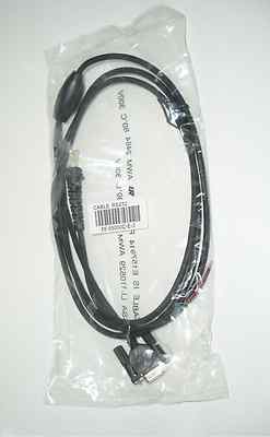 New Metrologic 55-55000C-E-3 RS232 Serial Black Barcode Scanner Cable w ...