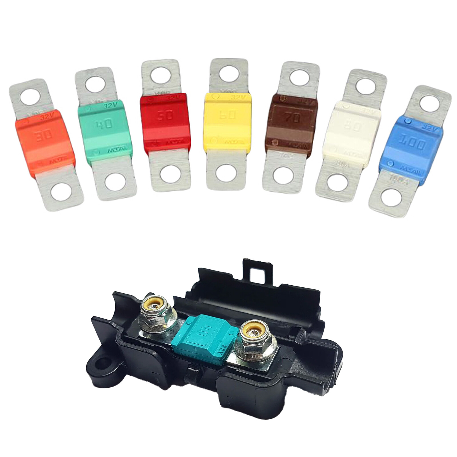 Midi Fuse Strip Link Fuse Heavy Duty 30A - 150A Automotive Fuses For ...