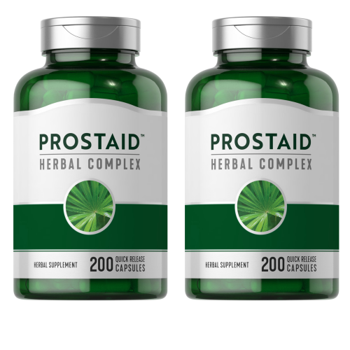 Prostate Aid Support Herbal Complex Saw Palmetto Pygeum 2X200Caps ...