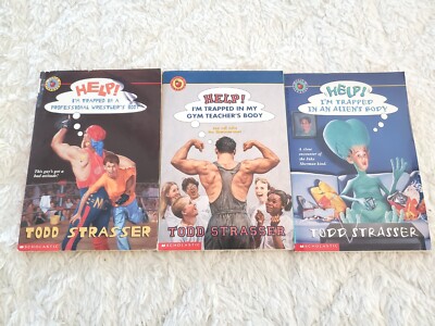 HELP! IM TRAPPED 3 Book Lot PAPERBACK Todd Strasser WRESTLER Gym ...