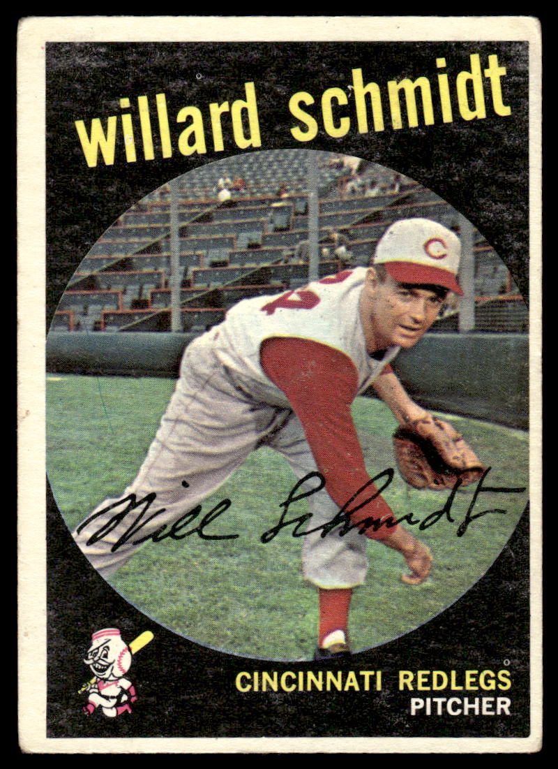 1959 Topps Willard Schmidt #171 Cincinnati Redlegs Baseball Card | eBay