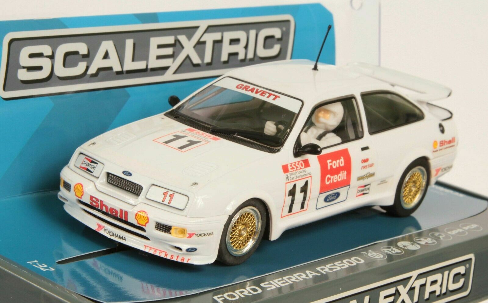 Scalextric C3781 Ford Sierra RS500 Slot Car for sale online | eBay UK