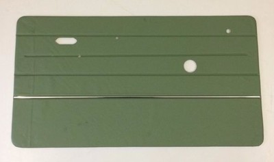 Classic Mini Door Card - Front L/H - Green Leather/Silver Trim ...