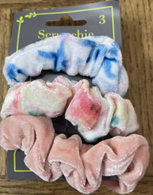 Fashion Scrunchie 1ea 3 Pack Multi-Color-Brand New-SHIPS N 24 HOURS | eBay
