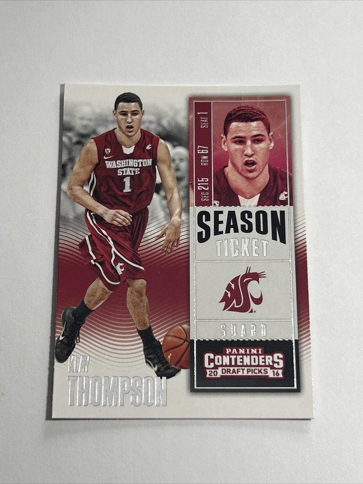 Klay Thompson 2016 Panini Contenders Draft Picks #60 Season Ticket ...