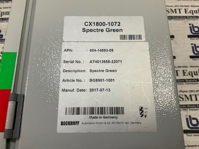 Beckhoff Spectre Green Control Box - BG8901-1001 - CX1800-1072 w ...