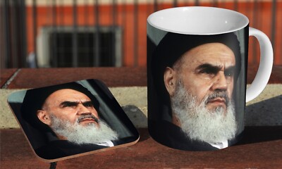 Ayatollah Ruhollah Khomeini - Coffee / Tea Mug + Matching Coaster | eBay UK