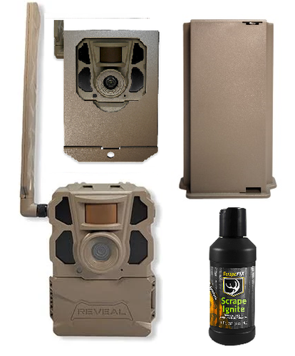 Tactacam Reveal X GEN 2.0 4G Camera + Lithium Cartridge + Lock Box ...