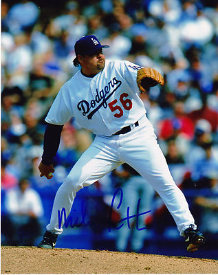 MIKE FETTERS LOS ANGELES DODGERS ACTION SIGNED 8x10 | eBay