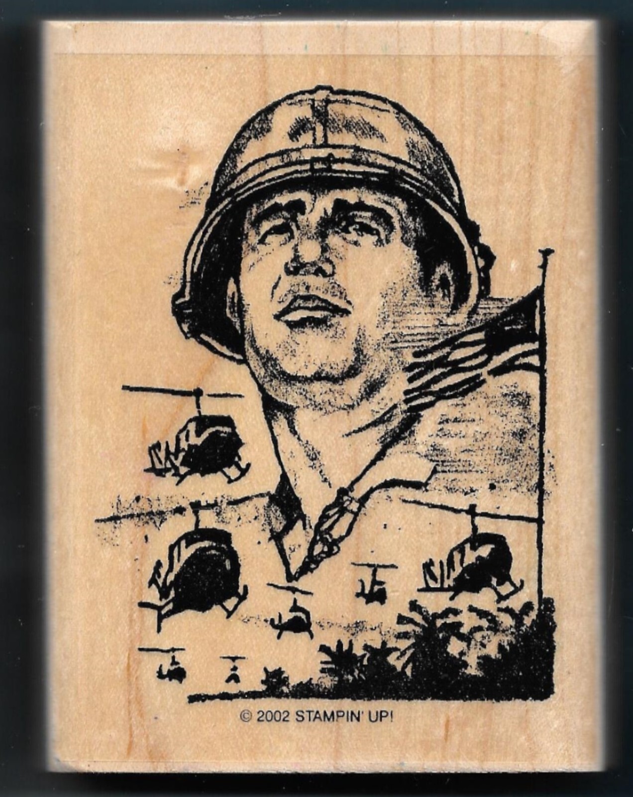 VIETNAM SOLDIER HELICOPTERS ARMY USMC Courage & Honor Stampin' Up ...