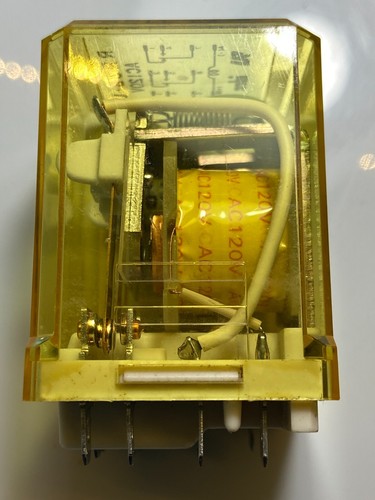 Relay General Purpose Power 10-Amp 3-Pole 120-VOLT COIL 3PDT Idec RR3B ...