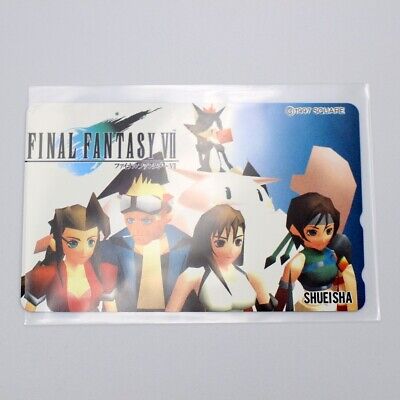 Rare Final Fantasy VII 7 Phone Card 1997 Shueisha Aerith Cid Tifa ...