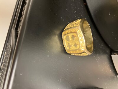 BEAUTIFUL 18 Karat Gold Poker Ring 10 1/2 - 11 (Greek Key, Hearts ...