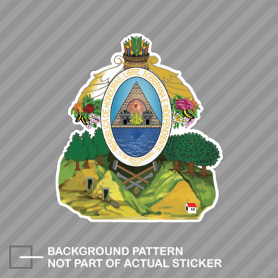 Honduran Coat of Arms Sticker Decal Vinyl Honduras flag HND HN | eBay