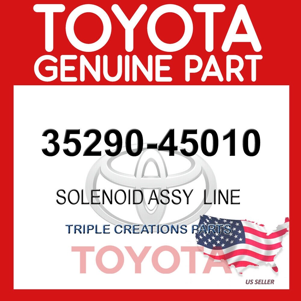 35290-45010 OEM GENUINE TOYOTA SOLENOID ASSY, LINE PRESSURE CONTROL ...