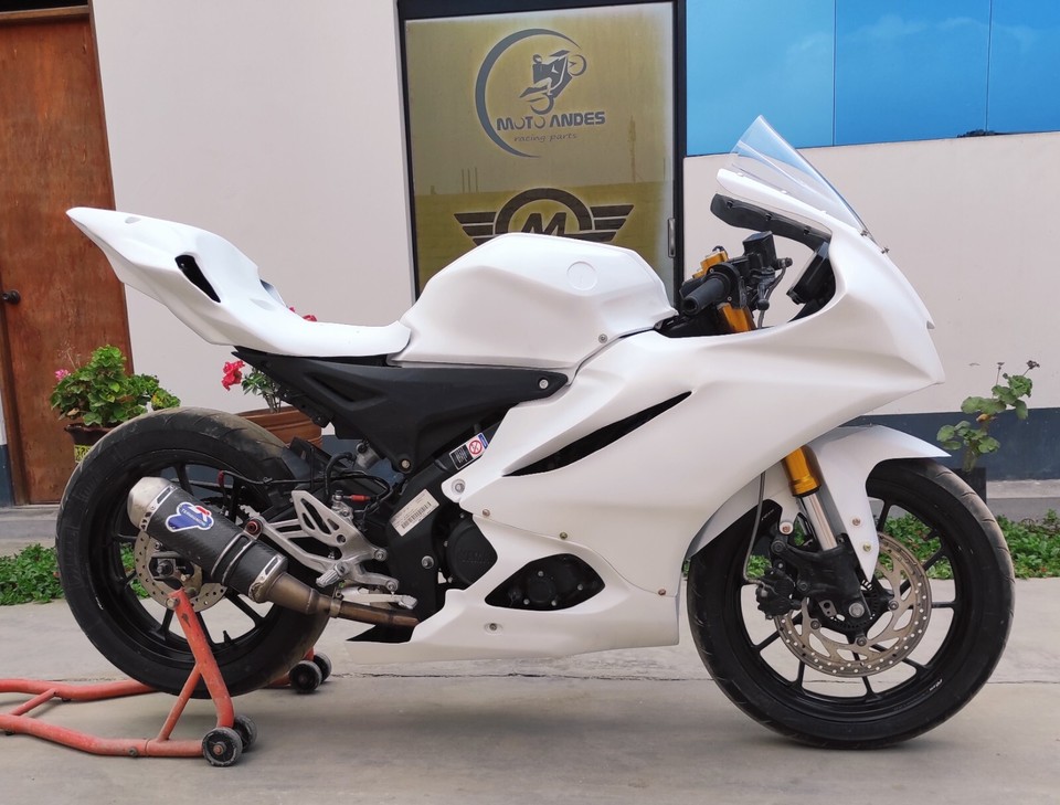 FITS IN YAMAHA YZF R15 YZF-R15 v4 4.0 UPPER AND LOWER RACE FAIRINGS ...