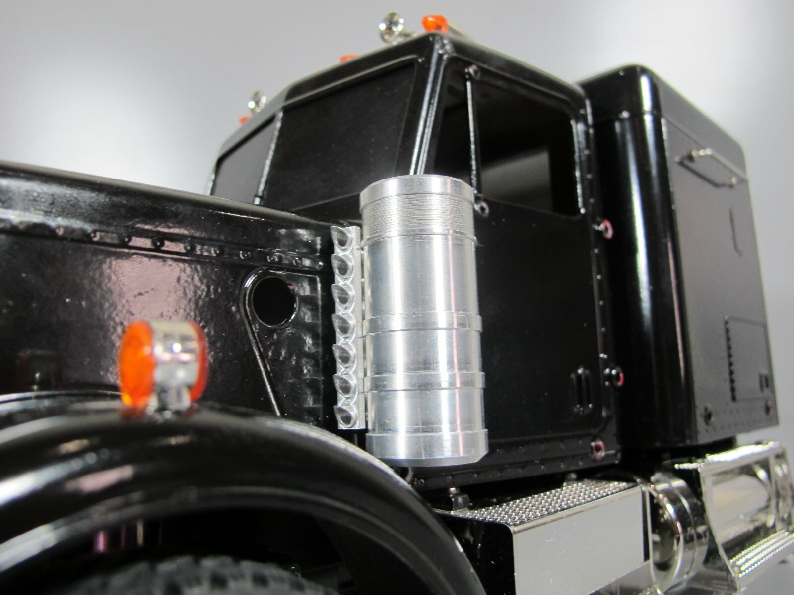 Pair Aluminum Side Air Cleaner Intake Tank for Tamiya R/C 1/14 King ...