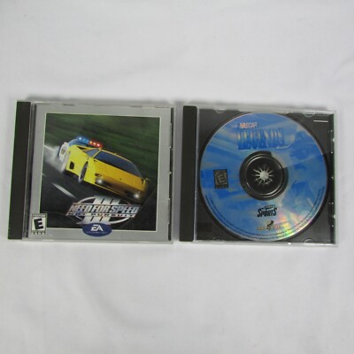 Need for Speed III 3: Hot Pursuit & NASCAR Legends PC Game Lot of 2 PC ...