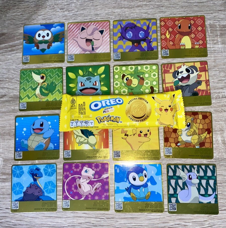 2-4 pack Oreo Pokemon special and limited Edition Photo Card | eBay