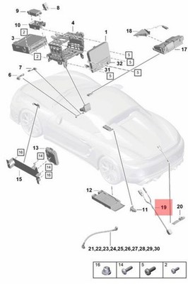 Genuine PORSCHE 718 Cayman Boxster GT4 Macan Reversing Camera ...