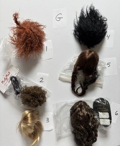 Variety Of Sizes & Maker Of BJD Doll Wigs LOT G | eBay