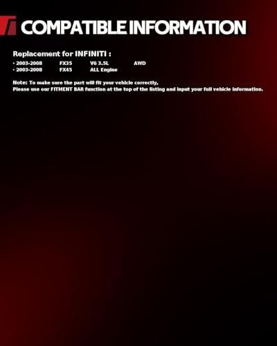 Premium Struts Shock Absorber Assembly for INFINITI FX45 2003-2008 ...