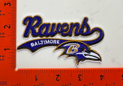 Baltimore Ravens Embroidered Iron-On Patch NFL Team Badge - Free Shipping | eBay