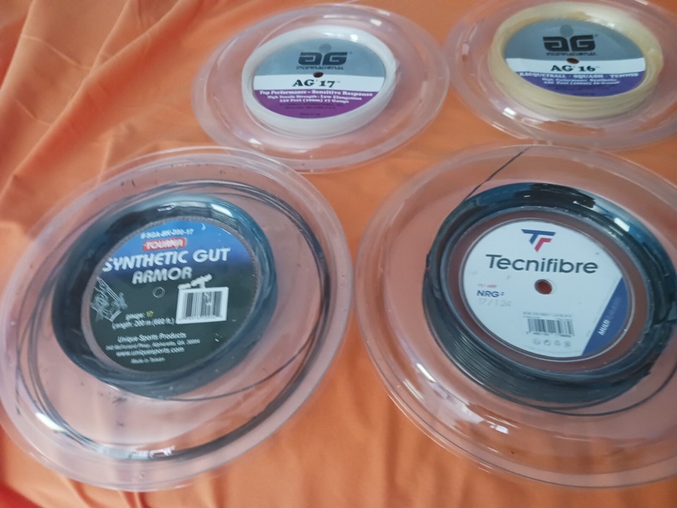 Ektelon Neos Stringing Machine With Cover &extra parts & string | eBay