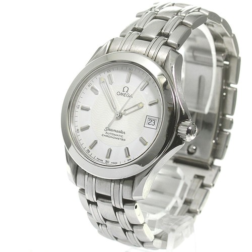 OMEGA 2501.21 Seamaster 120 Date Automatic Men's Wristwatches White ...