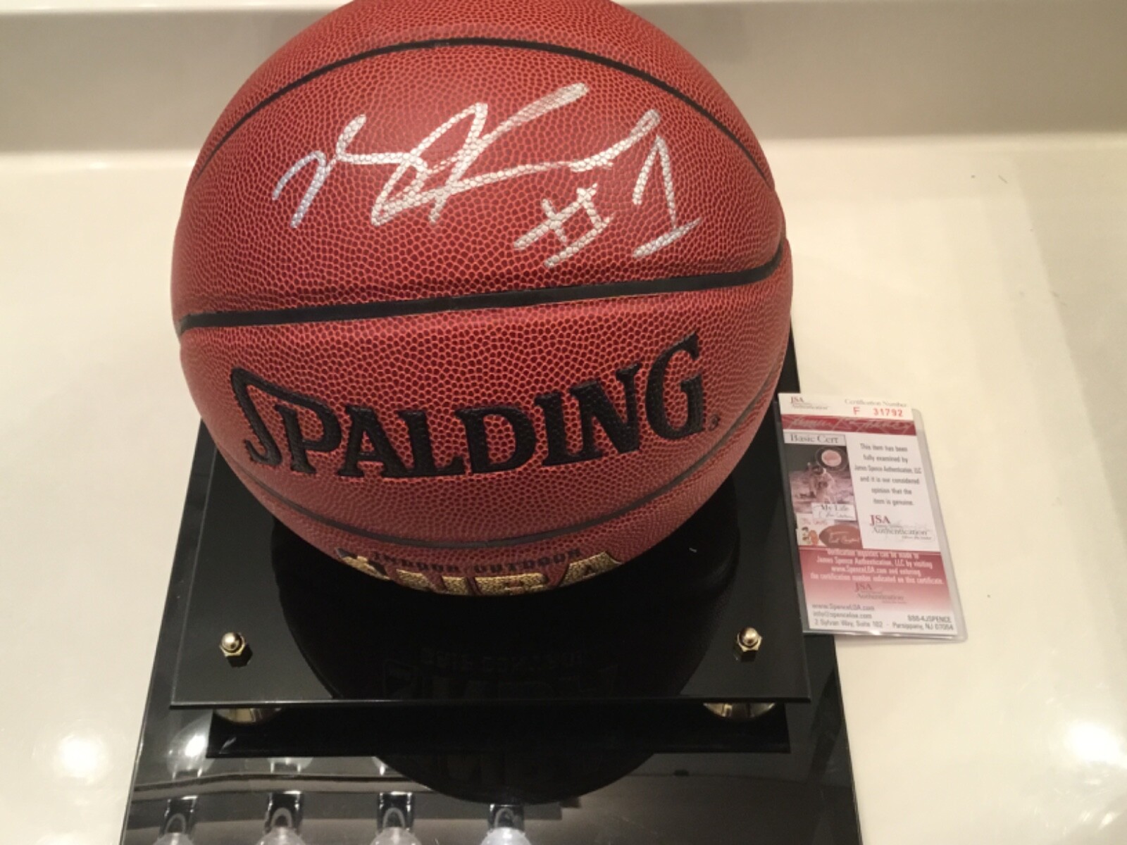 DERRICK ROSE SIGNED AUTOGRAPHED BASKETBALL BULLS KNICKS INSC #1 JSA COA ...