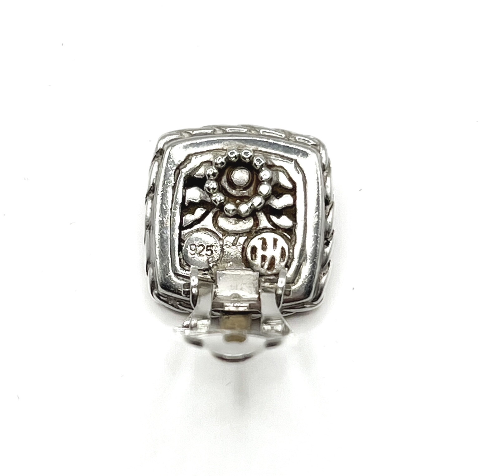 Vintage John Hardy Palu Classic Chain Hammered Clip O… - Gem