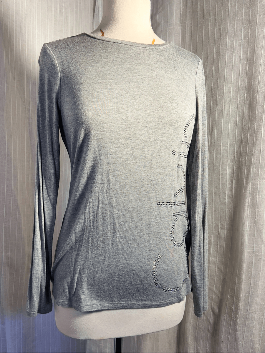 Silver Spandex Long Sleeve Shirt Silver Bait Shirt Mens Medium Silver