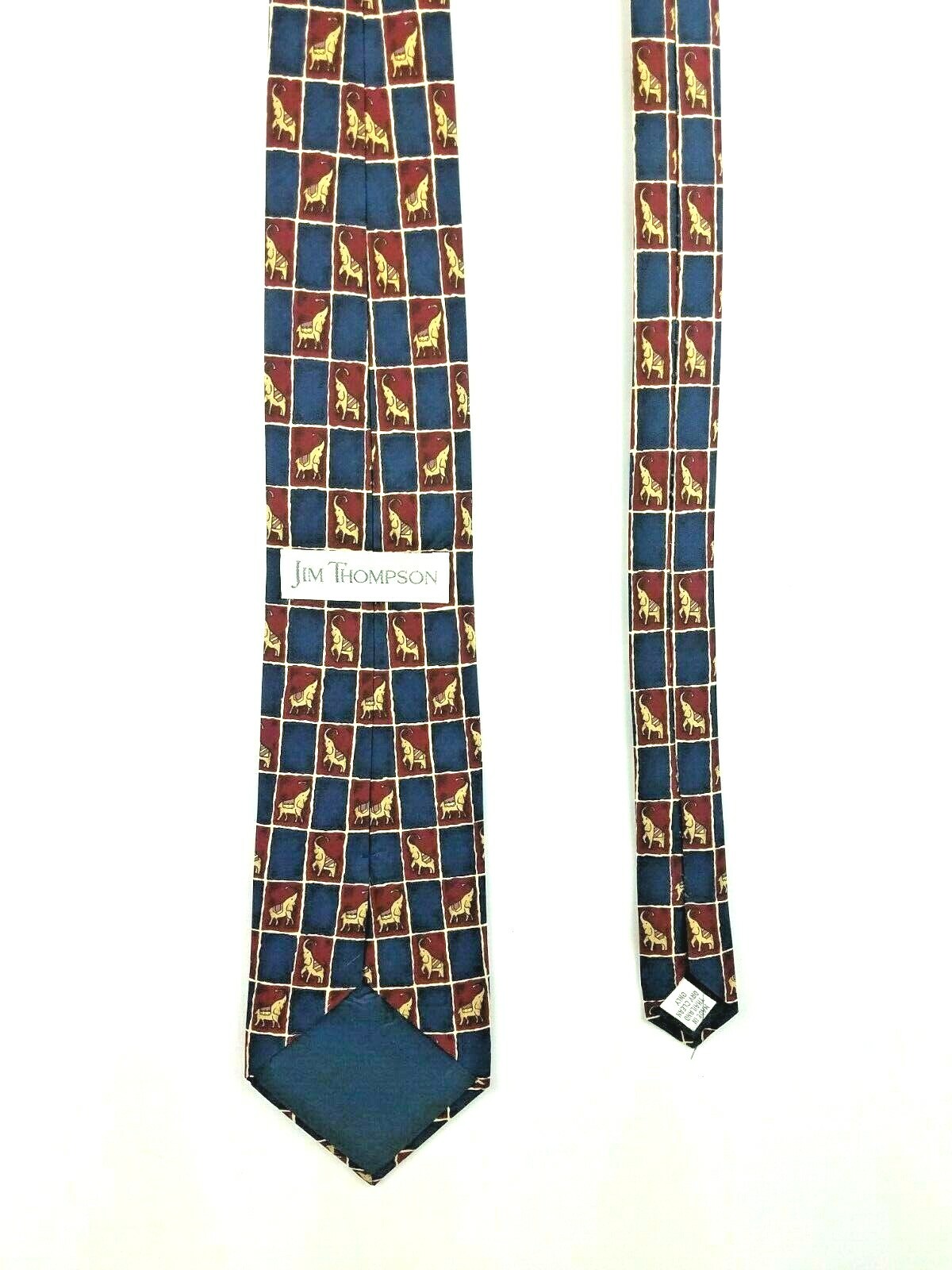 Jim Thompson Tie 100% Woven Silk Made in Thailand Men's Necktie | eBay