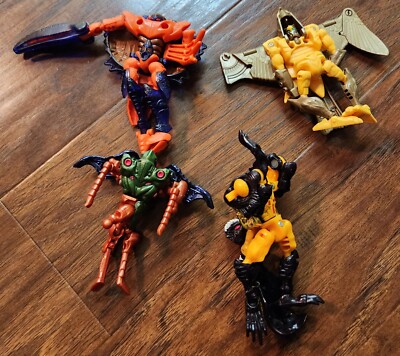 Lot Of 4 Transformers Air Razor Beast Wars Eagle Hawk Bird 1996 ...