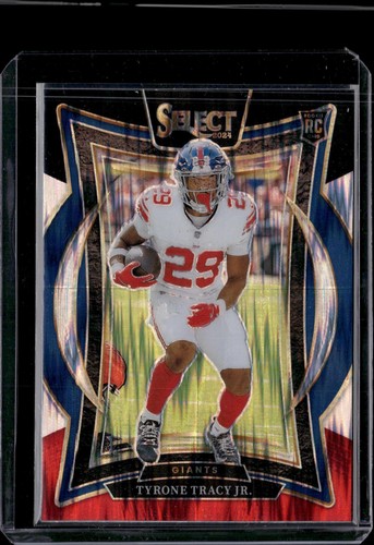 2024 Panini Select #61 Tyrone Tracy Jr. Black & Red Prizm Shock Pal's ...