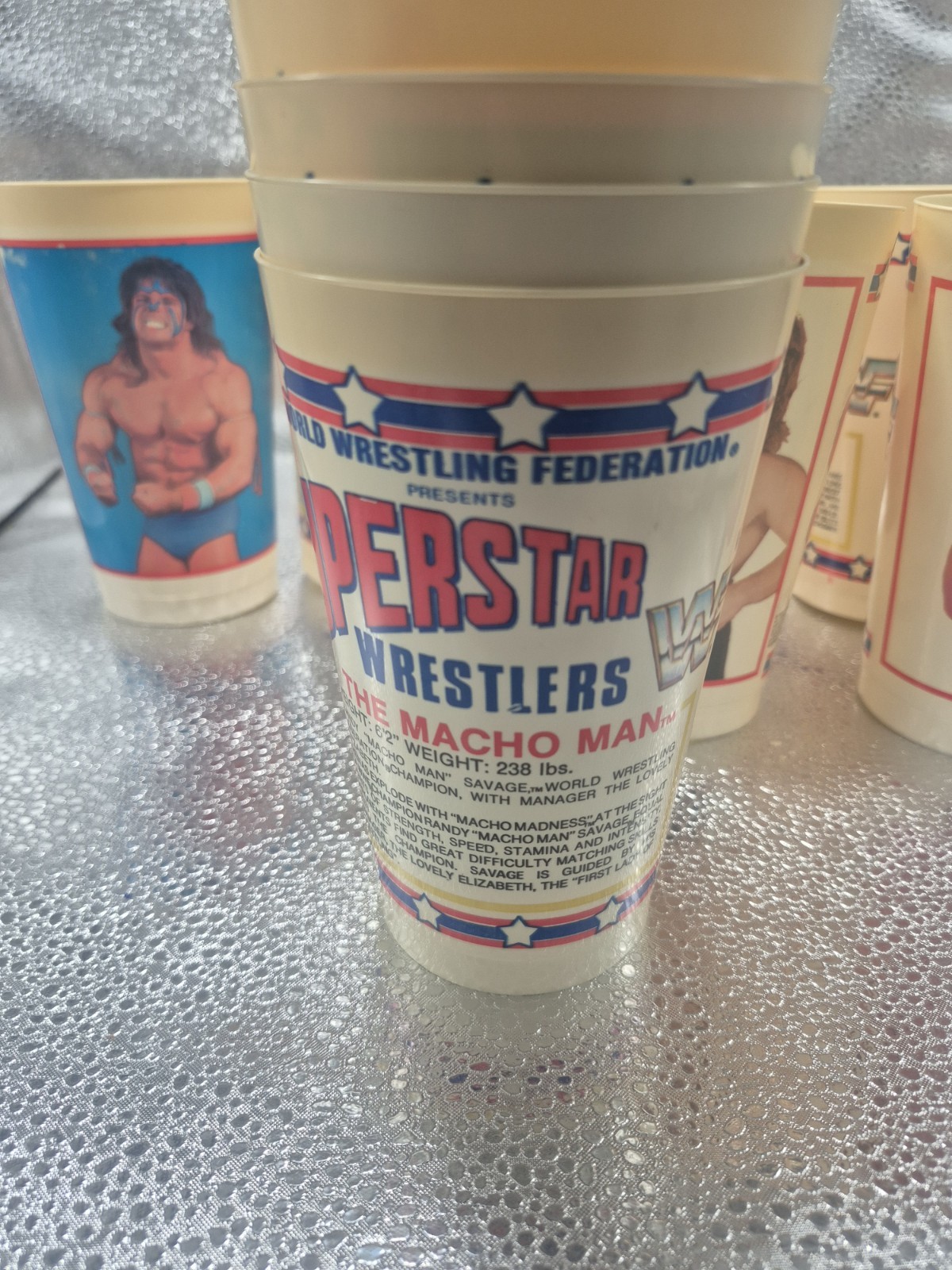 Vintage WWF Superstar Wrestlers 10 Cup Set 1988 Icee Hulk Hoga... | eBay