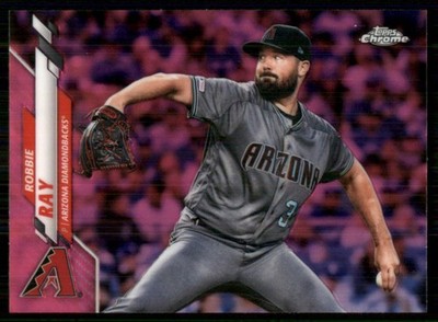 2020 Topps Chrome Pink Refractors #192 Robbie Ray Arizona Diamondbacks ...