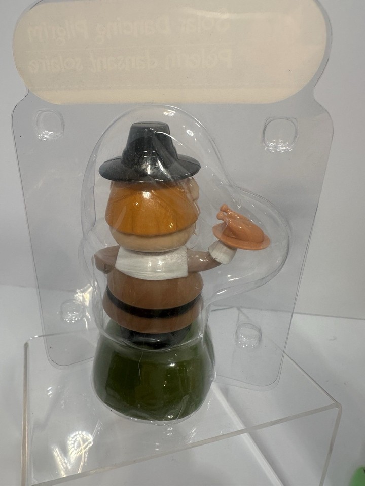 Solar Powered Dancing Toy Bobble Head Dancing Pilgrim; NOS | eBay