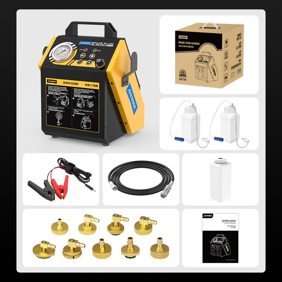 Abs Brake Bleeder Machine Auto Brake Bleeder Vacuum Pump Electric Pulse ...