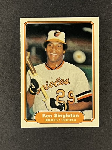 Ken Singleton 1982 Fleer #179 Baltimore Orioles | eBay