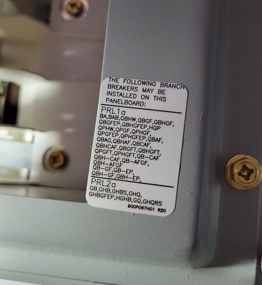 NEW Eaton PRL2a Panelboard 225 Amp, 480Y/277V 54 spaces, 3PH, 4 Wire | eBay