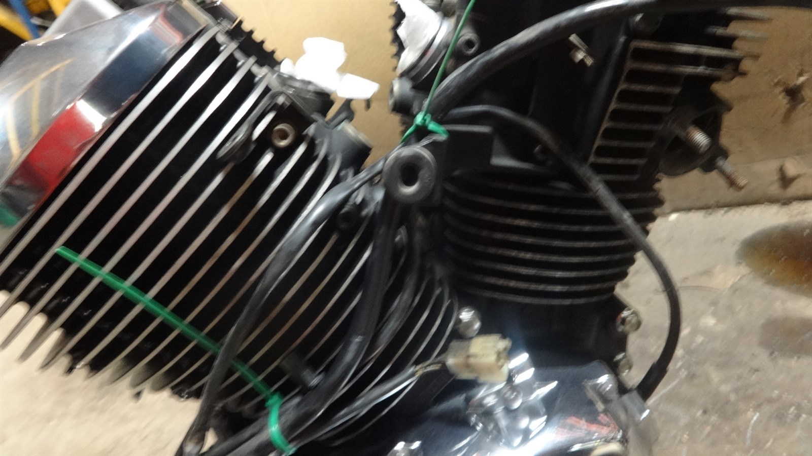 2001 HONDA VT750 SHADOW VT 750 HM155-2. ENGINE MOTOR GOOD COMPRESSION ...